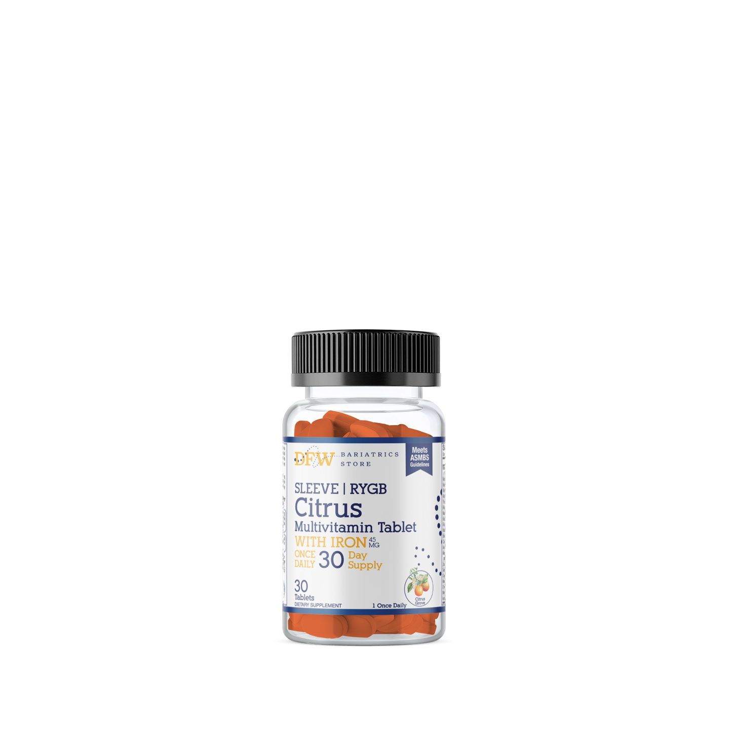 SLEEVE | RYGB Citrus Multivitamin Tablet with Iron - ONCE DAILY | 30 D ...